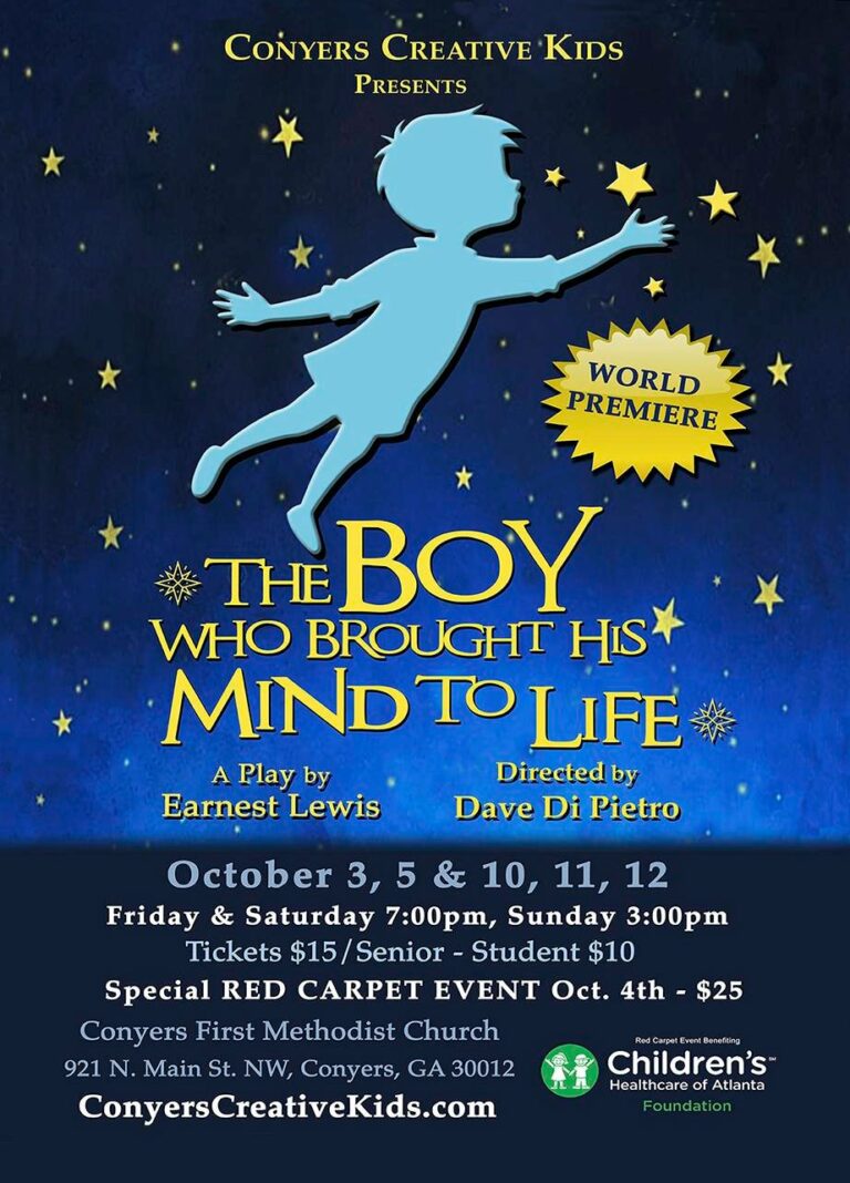 The Boy Who Brought His Mind to Life – Conyers Rockdale Creative Kids
